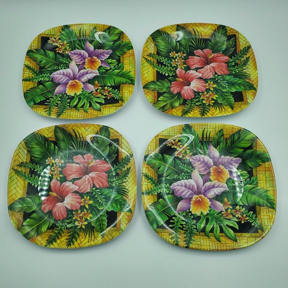 Merritt | Dining | Merritt Melamine Floral Lunch Plates | Poshmark